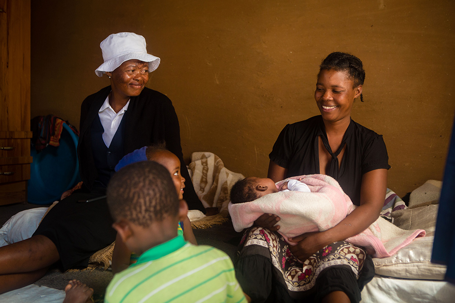 Parents Managing HIV, Four Healthy Kids in Lesotho | Partners In Health
